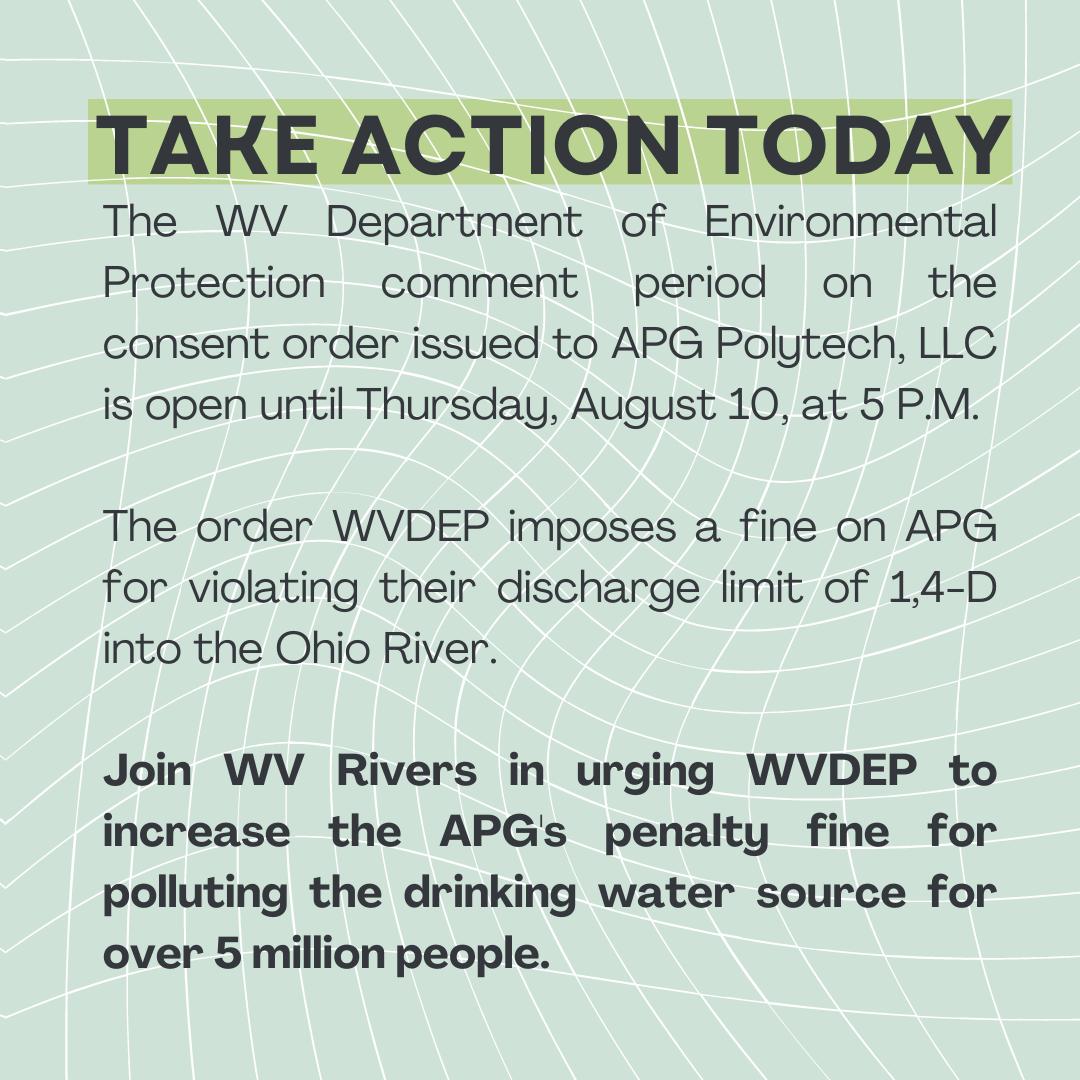 Tell WV DEP: Protect the health of West Virginians. Hold APG Polytech ...